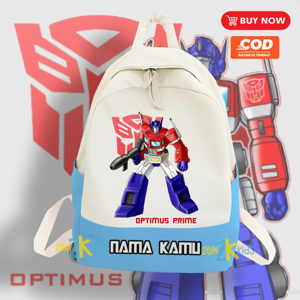 Transformers Optimus Prime Children's Backpack | Shopee Philippines