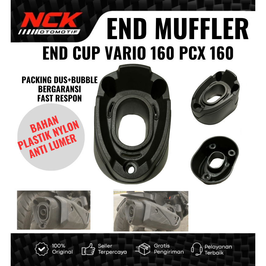 END MUFFLER END CUP VARIO 160 ABS CBS PCX 160 | Shopee Philippines