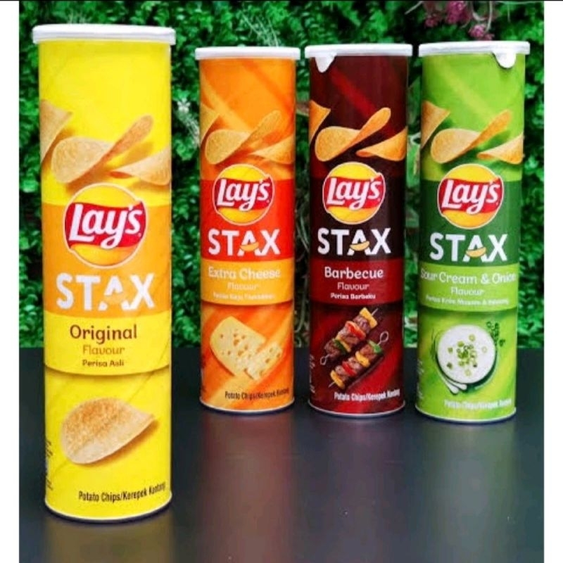 Lay's Stax Original 135g Potato Chips Halal Lays Potato Chips | Shopee Philippines