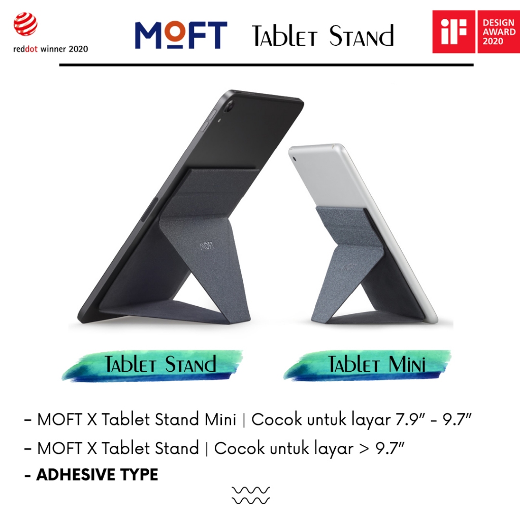 Moft X Tablet Stand - The Thinnest and Adjustable Tablet Stand | Shopee ...