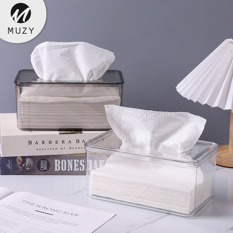 Muzy Tissue Box Tissue Box Tissue Storage Box Minimalist Tissue ...