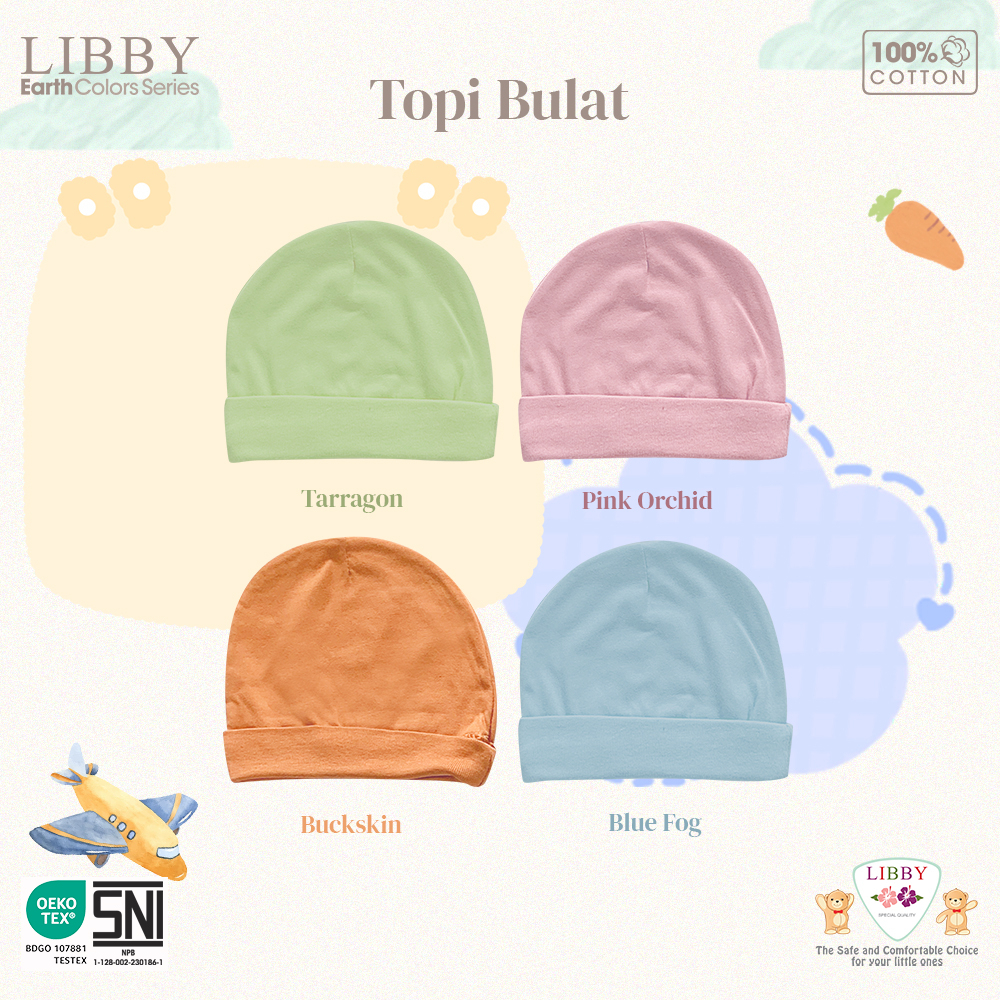 Libby Earth Comfy Round Hat Set (1 pcs/pack) | Shopee Philippines