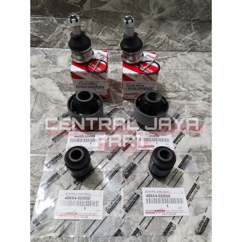 BUSHING ARM+BALL JOINT LOWER ARM NEW VIOS YARIS VIOS GEN 2 SET 6PC ...