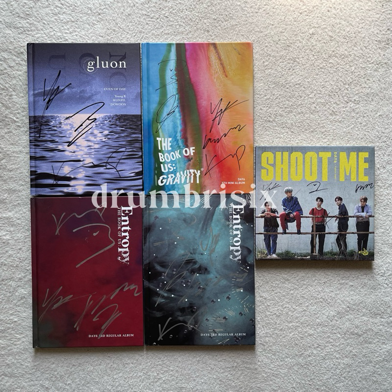 READY OFFICIAL SIGNED ALBUM DAY6 THE BOOK OF US GRAVITY ENTROPY EVEN OF ...