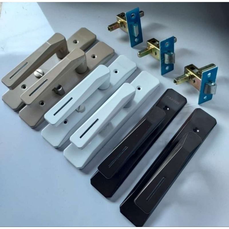 Bathroom door Lock door handle Complete Without Lock (fasterindo ...
