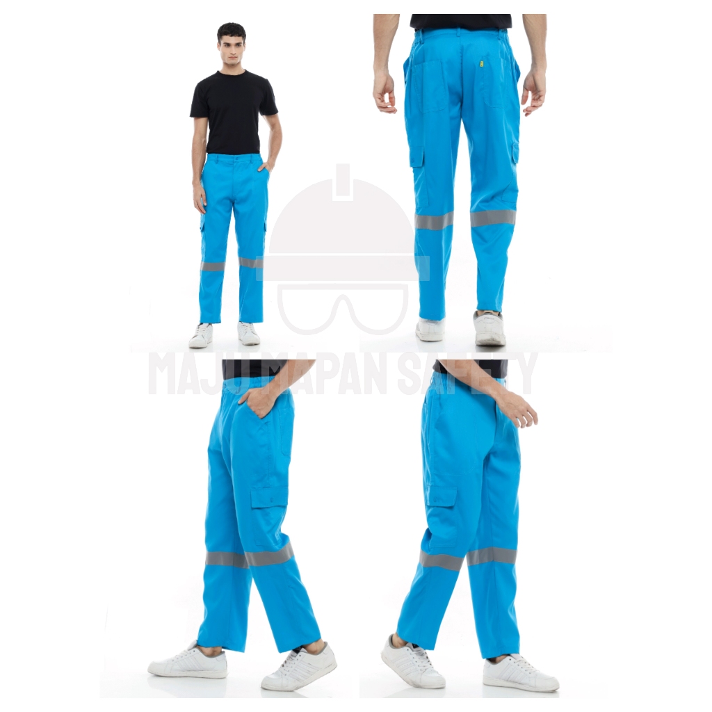 Wearpack Safety Work Werpak Only ATX Brand Trousers, PLN Blue | Shopee ...