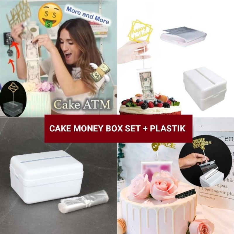 Cake MONEY BOX/MONEY PULLING BOX/MONEY PULLING BOX SET | Shopee Philippines