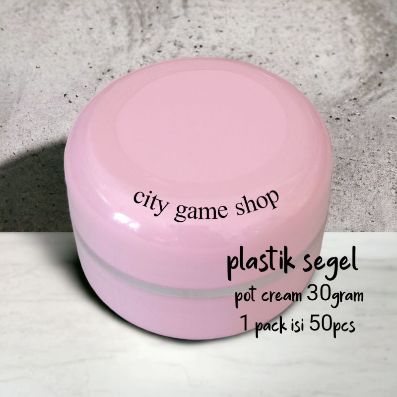 Plastic cream pot seal 30 grams, 1 pack contains 50 pcs | Shopee ...