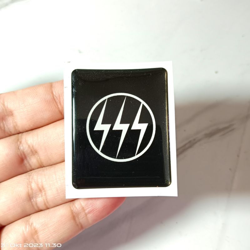 Sss logo vespa tie emblem Sticker Flexible embossed motorbike Sticker ...