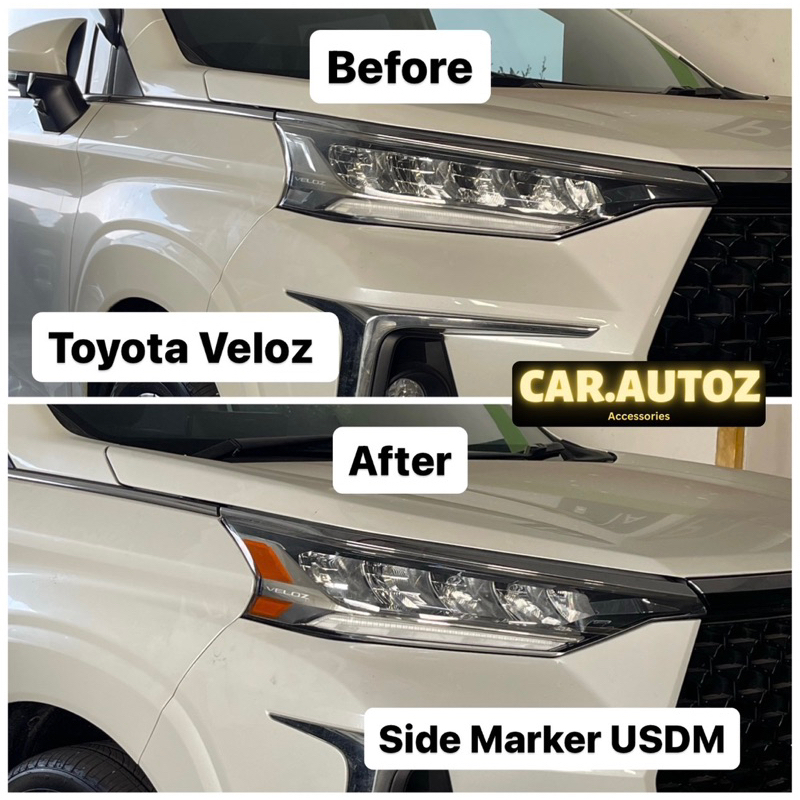 Toyota Veloz Headlight Orange Side Marker Sticker | Shopee Philippines