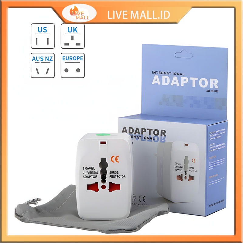 Universal Power Plug International Adapter TRAVEL Plug ALL IN1 ...