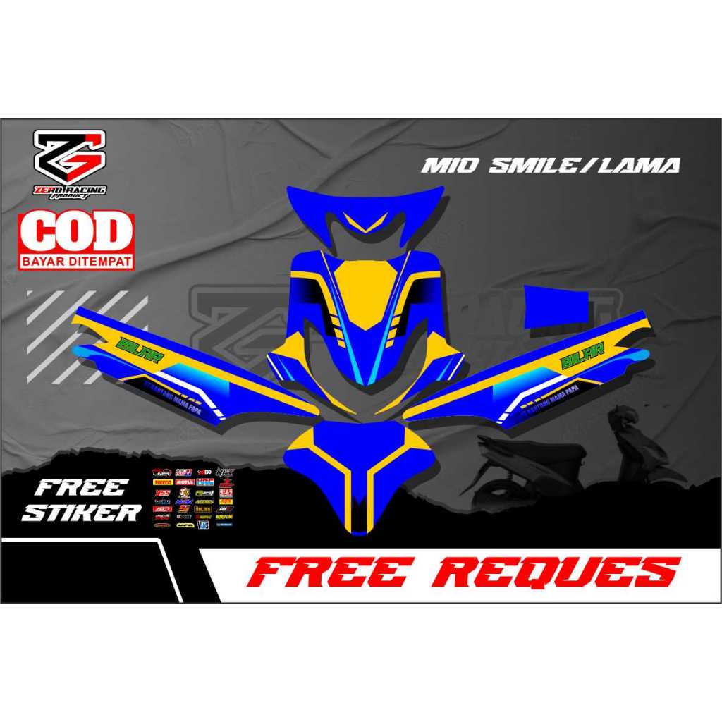 Mio Smile FULL BODY Decal Sticker - Mio Smile FULL BODY FULL BODY Decal ...