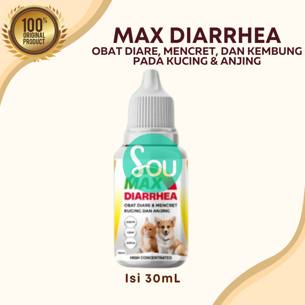 Cat Dog Digestive Medicine MAX DIARRHEA Medication for Cats and Dogs ...