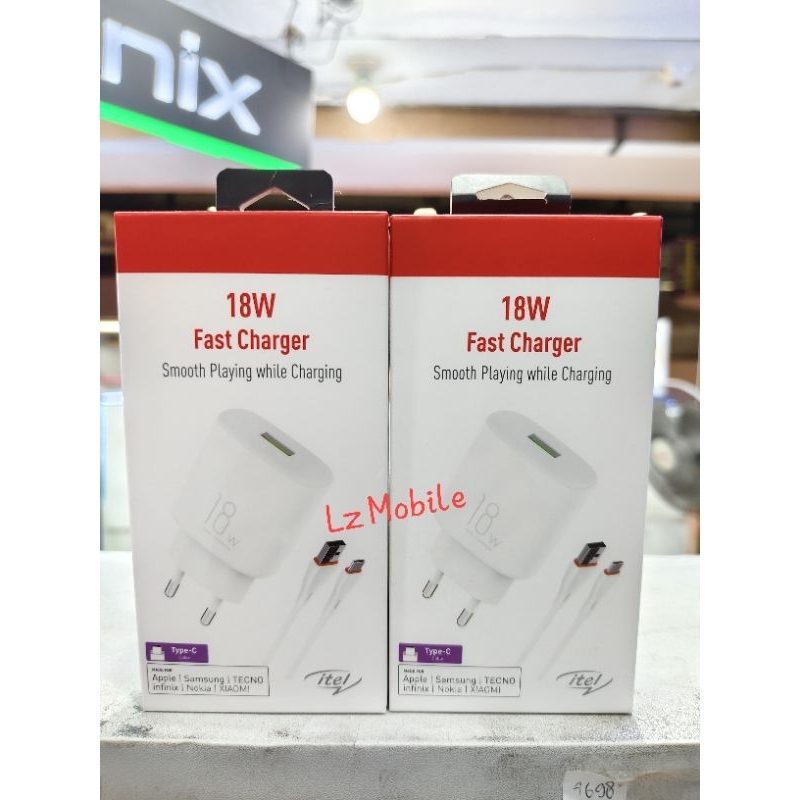 Itel S23 Adapter plus original 18w fast charger | Shopee Philippines