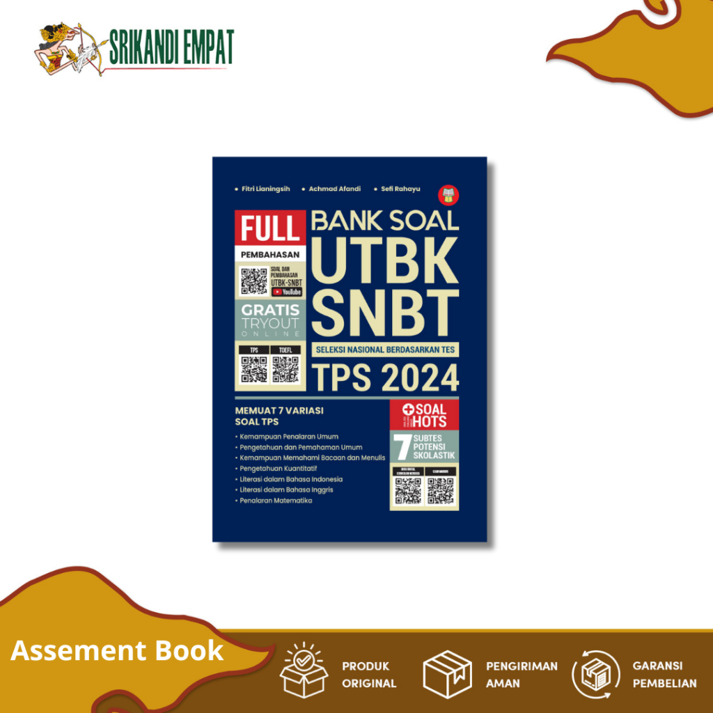 Utbk SNBT TPS 2024 Question Bank Test Selection Book: Full Discussion ...