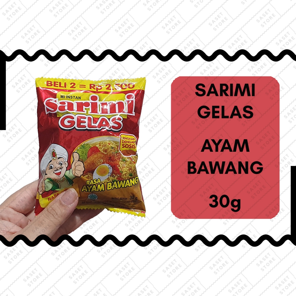 Sarimi Glass Chicken Onion 30g Sachet Instant Noodles | Shopee Philippines