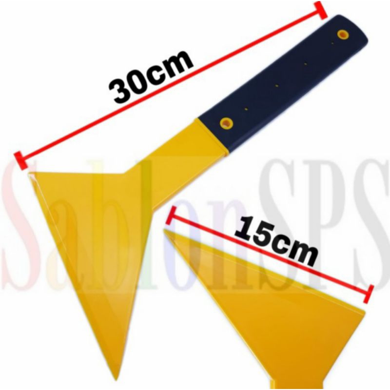 TOOLS FOR INSTALLATION OF LONG TRIANGLE KAPE WALLPAPER FILM GLASS ...