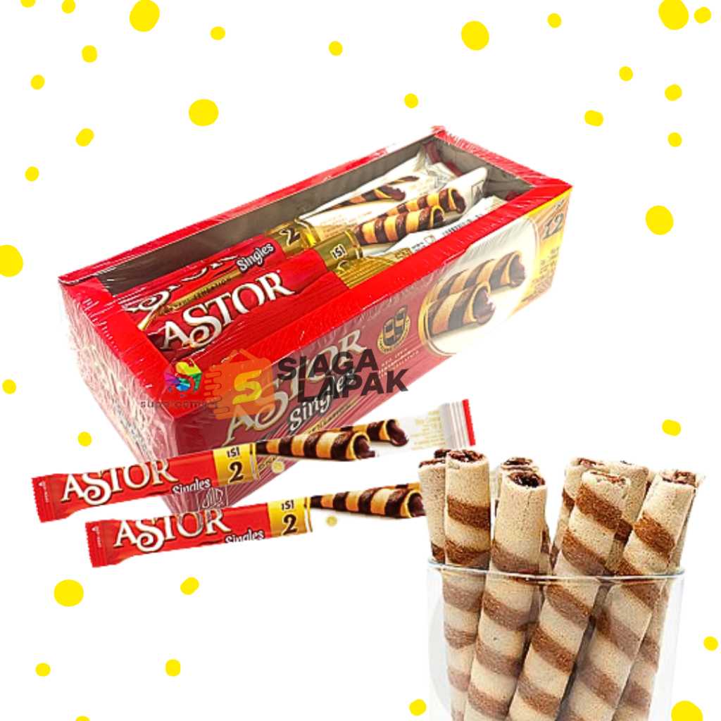 Astor Singles 1 Box 168gr Chocolate Stick Wafer Roll | Shopee Philippines