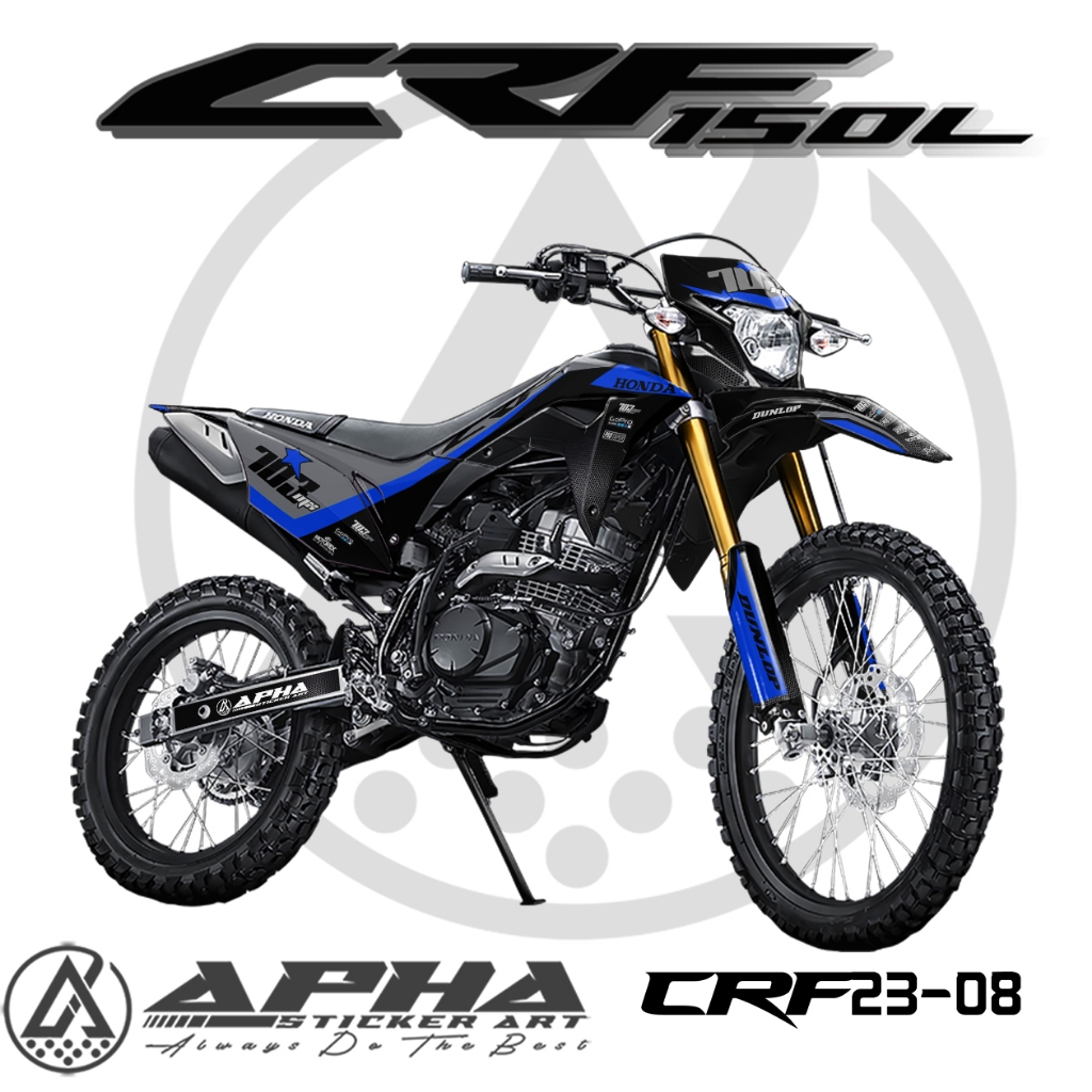 Crf 150 L FULL BODY DECAL STICKER | Decal CRF 150 L TRAIL SUPERMOTO ...