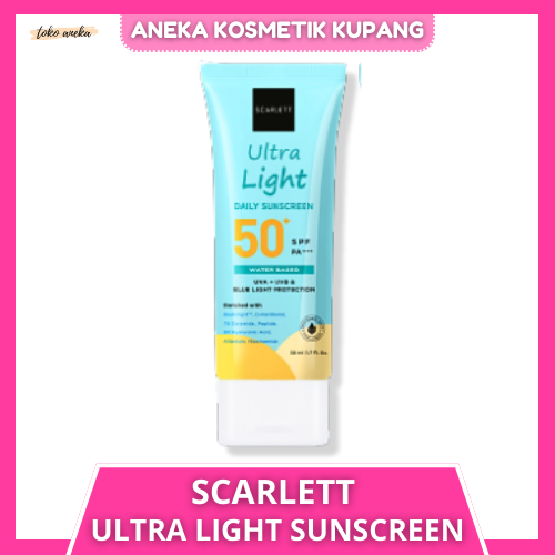 Scarlett Whitening Ultra Light Daily Sunscreen SPF 50+ PA++++ [Water ...