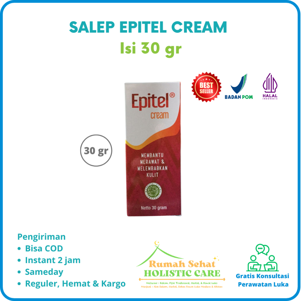 Epitel Cream Ointment 30gr/inbuilt Wound Ointment/Diabetes Wound ...