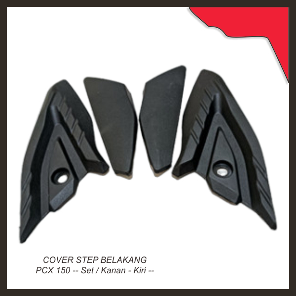 Pcx 150 Rear Step Cover -- Set / Right - Left -- -/ 4 Pcs -- | Shopee ...