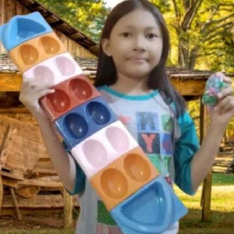 QJRS8348 NEW_PRODUCT RAINBOW STACKING CONGKLAK TOY FREE DAKON CONGKLAK SEEDS CONGKLAK | Shopee ...