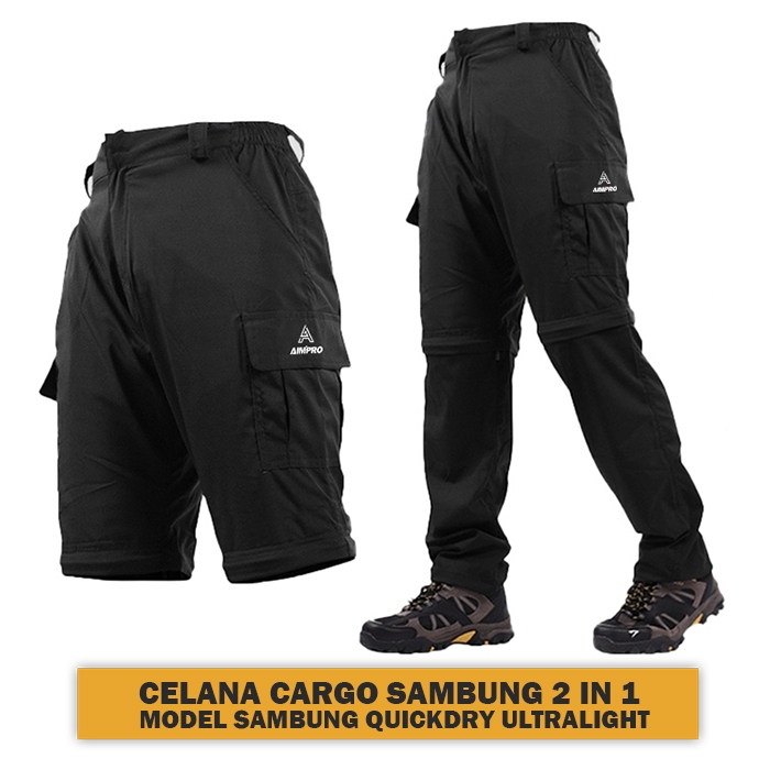 Connected Cargo Pants - Multifunctional Mountain Pants - Long Connected ...