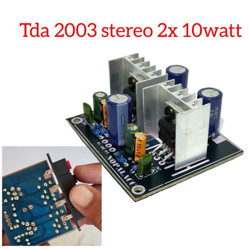 Power amplifier tda2003 stereo 2x10watt tda2003 amplifier tda2003 stereo | Shopee Philippines
