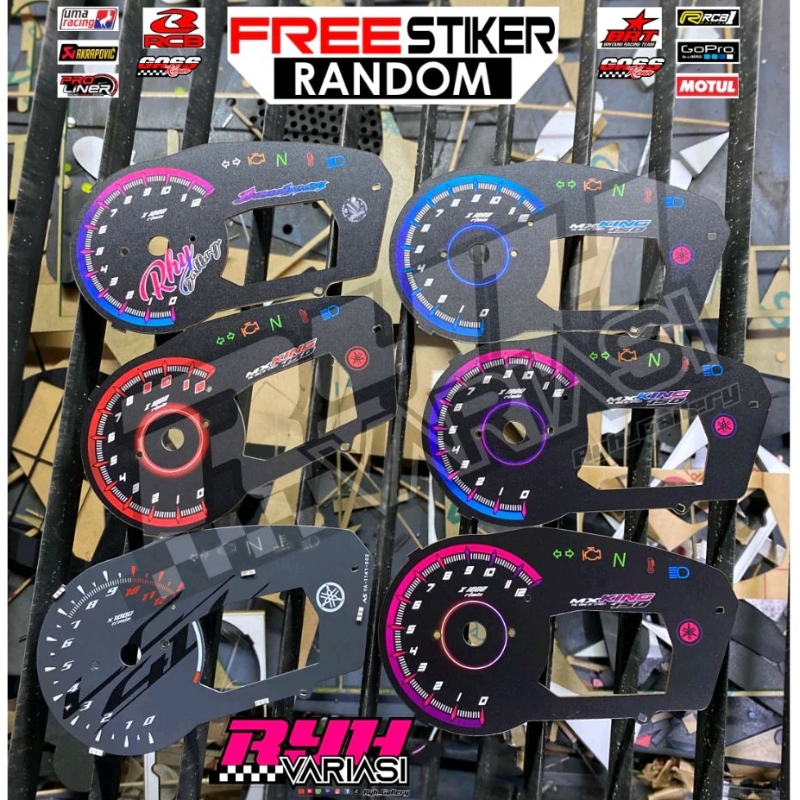 Custom speedometer board panel MX KING 150cc 2015 2016 2017 2018 Free ...