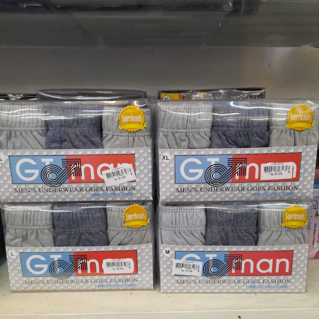 Men's Panties GT Man Type GMX ORIGINAL 1 Box Of 3 pcs | Shopee Philippines