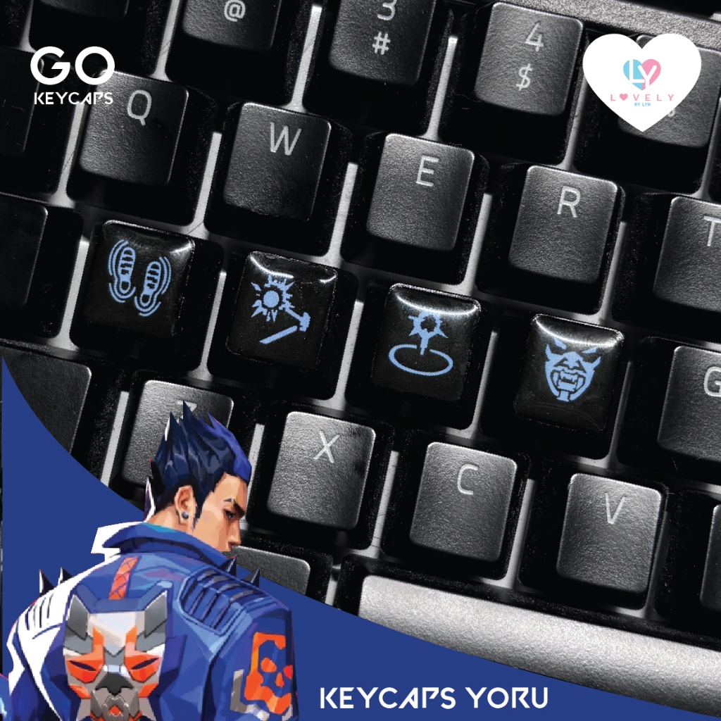 Keycaps PBT Valo Yoru Ability | Go KEYCAPS | Shopee Philippines