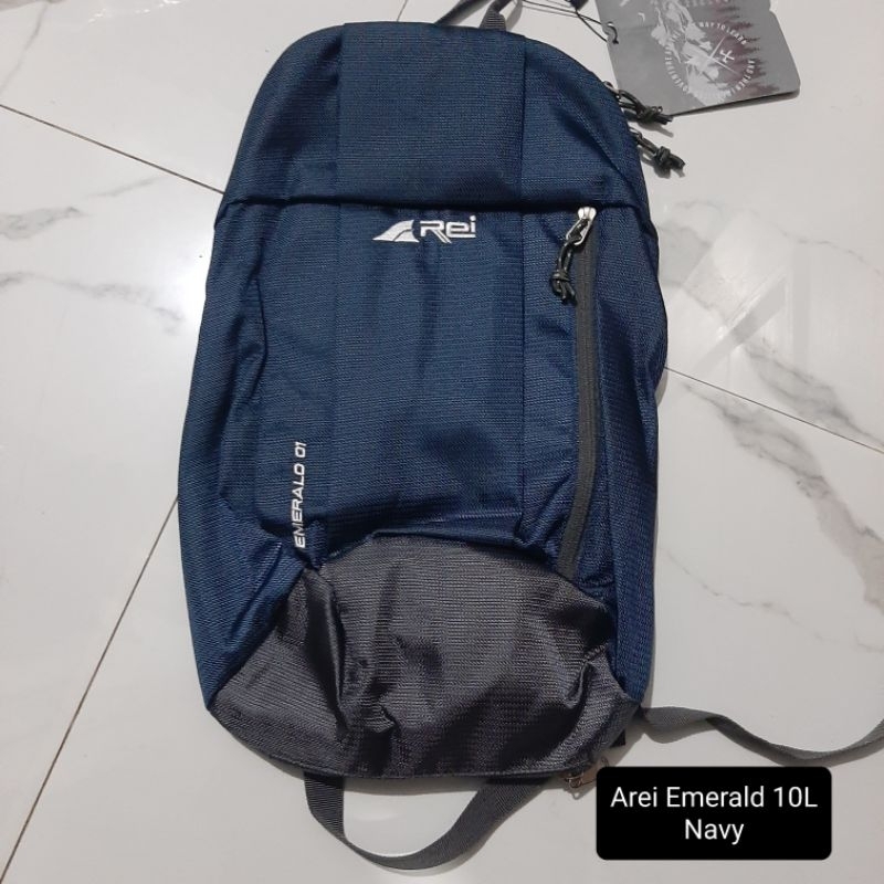 10 LITER BACKPACK AREI EMERALD 01 INCLUDE RAINCOVER ORIGINAL | Shopee ...