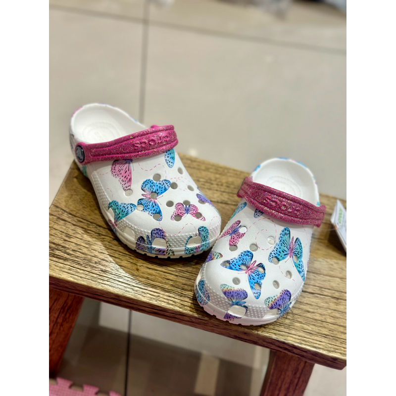 CROCS Butterfly Classic Clog Kids ORI | Shopee Philippines