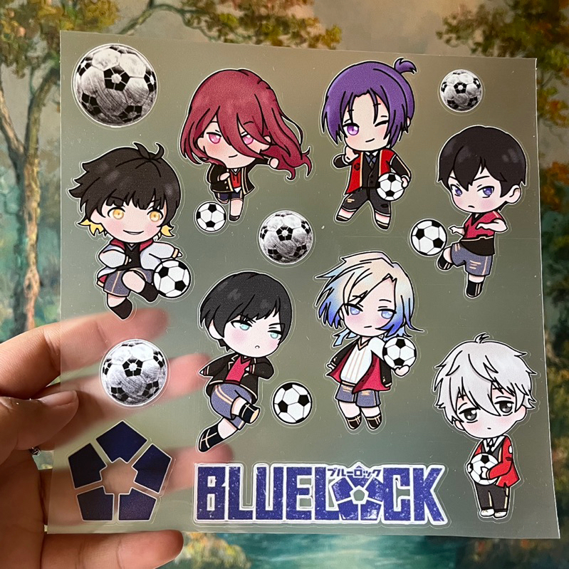 Sticker Blue Lock Set/Unit Chigiri Rin Kaiser Bachira Isagi Nagi Reo ...
