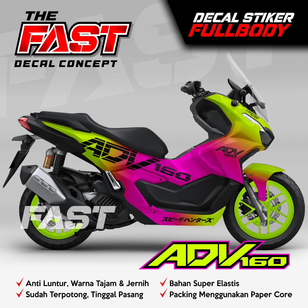 ADV 160 Decal sticker Decal sticker Adv 160 New Full Body Chameleon ...
