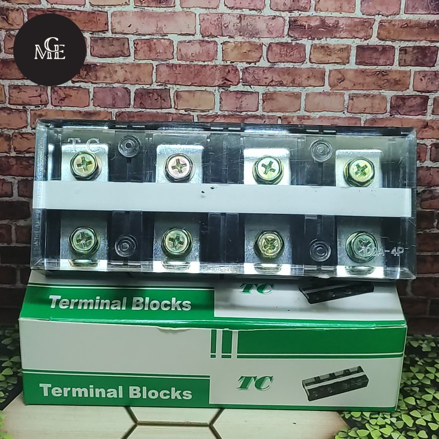 TERMINAL BLOCK BLOCK 100A 4POLE TC-1004 / TC1004 VORGE 4P 100 A | Shopee Philippines
