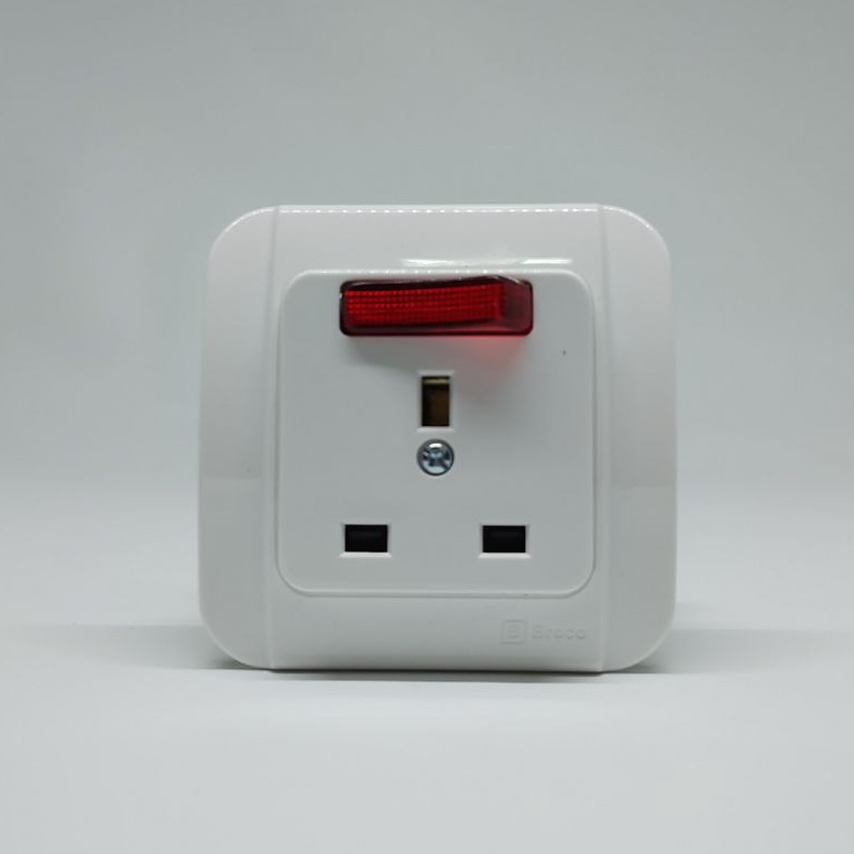 Broco GALLEO SNOW WHITE AC Socket Price NNN | Shopee Philippines