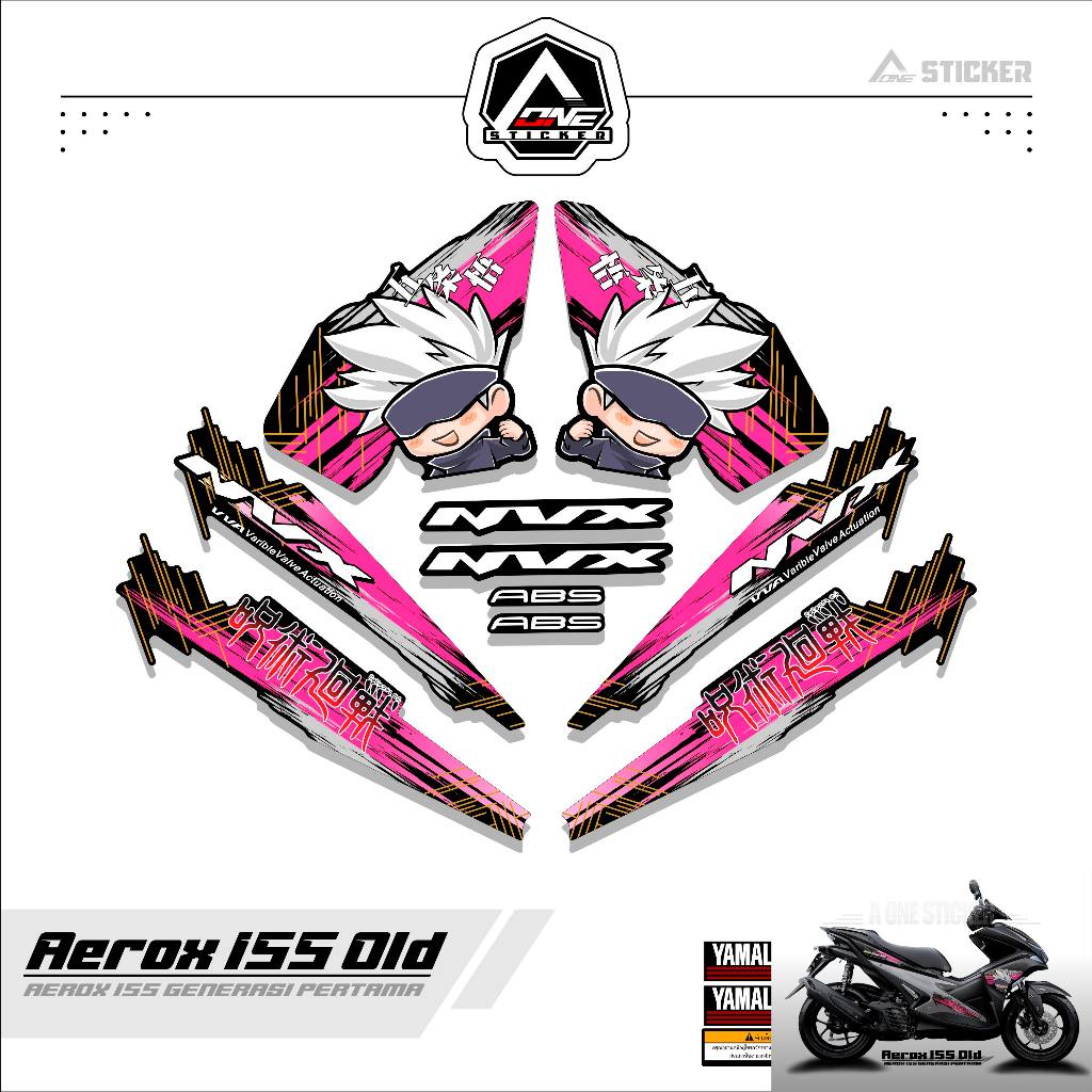 STRIPING AEROX LAMA 155 MOTIF 1 GOJO SATORU / JUJUTSU KAISEN / STICKER ...