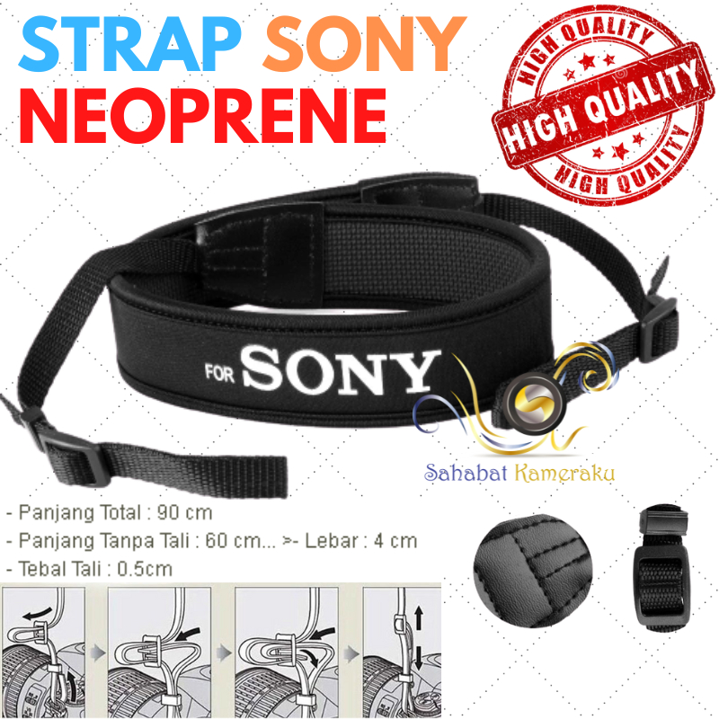Sony Strap - Sony camera Neck Strap (neprene material) | Shopee Philippines