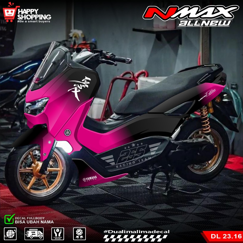 Decal Sticker Yamaha Nmax New 2020 2021 2022 2023 Full Body Full Block ...