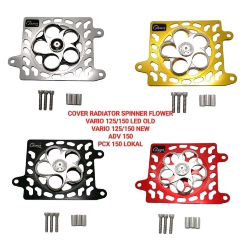 Flower XENOS cnc Vario 160 ABS CBS PCX 160 ADV 160. spinner radiator ...