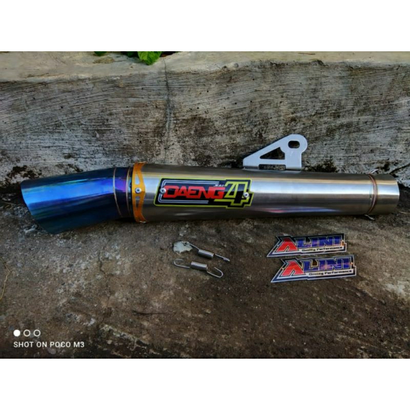 Exhaust Muffler Pipe Canister Only Open Daeng Sai4 Pnp All MotorCycle ...