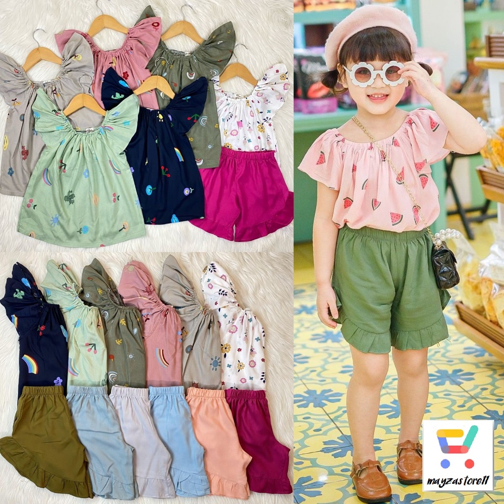 NEW SMILE AMORA GIRLS SET | Shopee Philippines