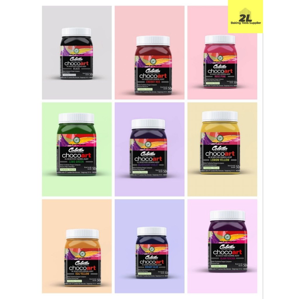 Colatta choco art chocoart colata oilbase fondant dye chocolate dye ...