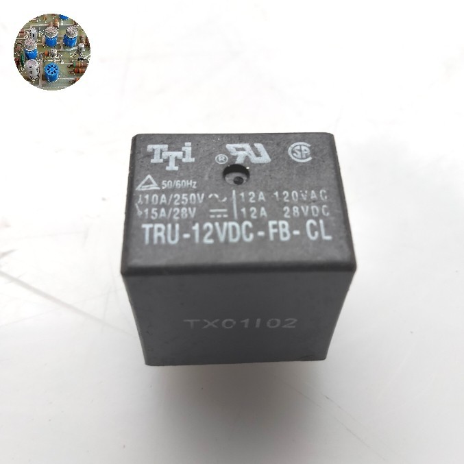 Relay TTI TRU-12VDC-FB-CL Relay SPDT Coil 12V DC Contact 10A 250VAC ...