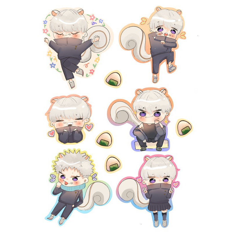 Cute Squirrel toge chibi inumaki Sticker | Shopee Philippines