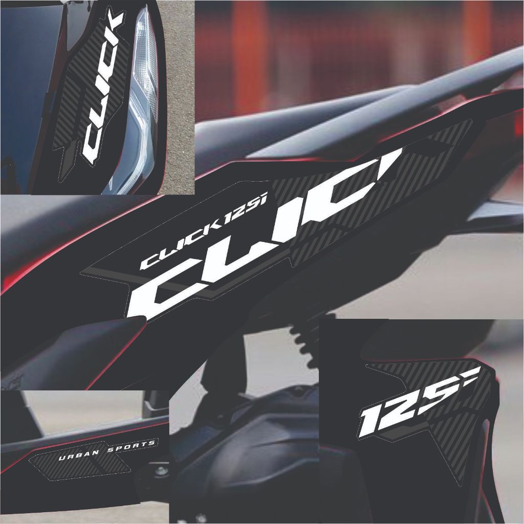 HITAM Striping click 125i vario gen 1 black body | Shopee Philippines