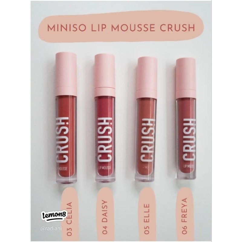 Miniso CRUSH LIP MOUSSE 100% ORIGINAL (rijek Check Description ...