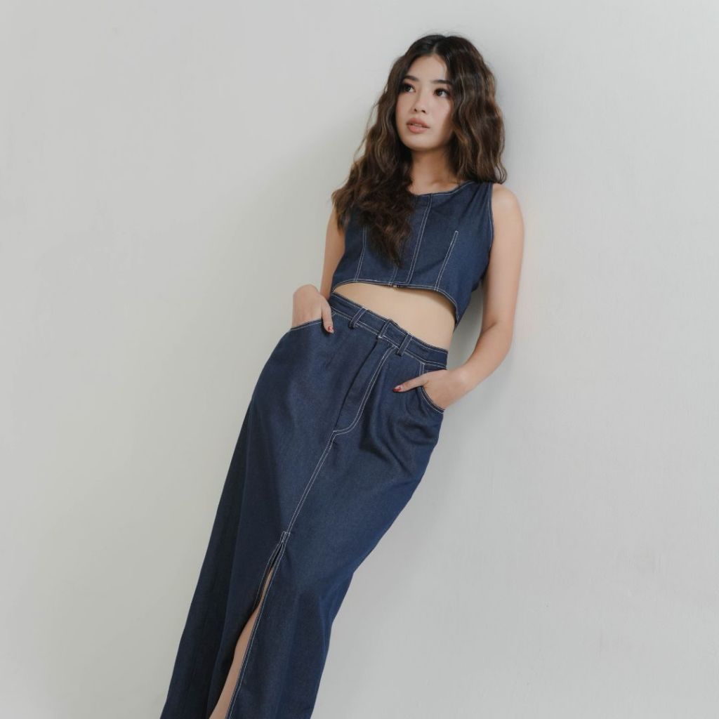 NEVA Top and Skirt ( Holidate season) | Shopee Philippines